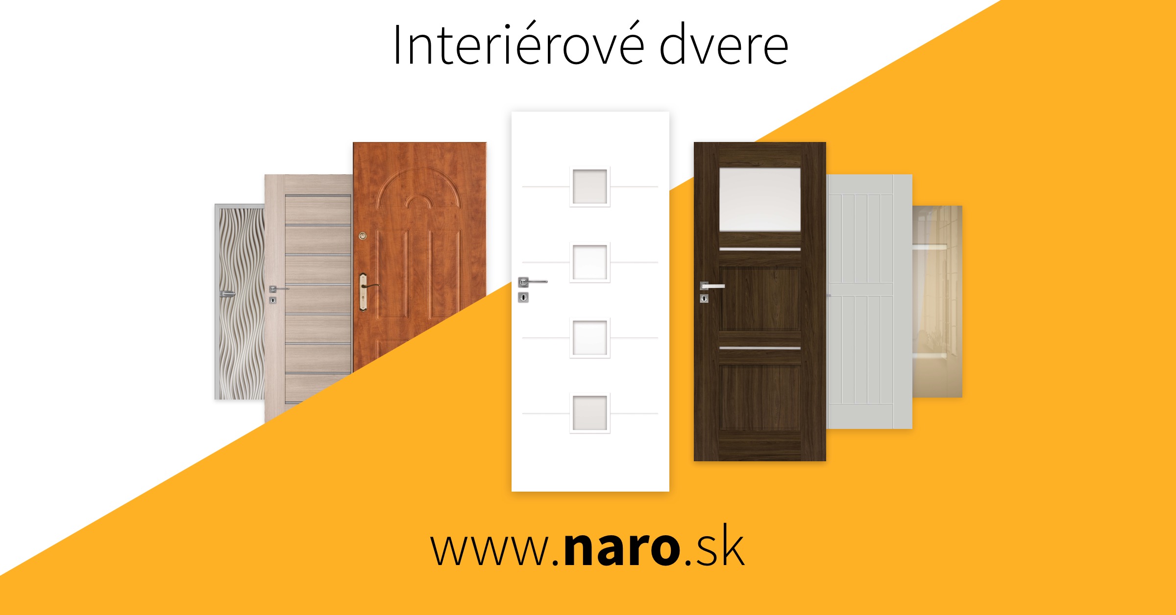 Dvojkrídlové dvere - Interiérové dvere s montážou - www.naro.sk